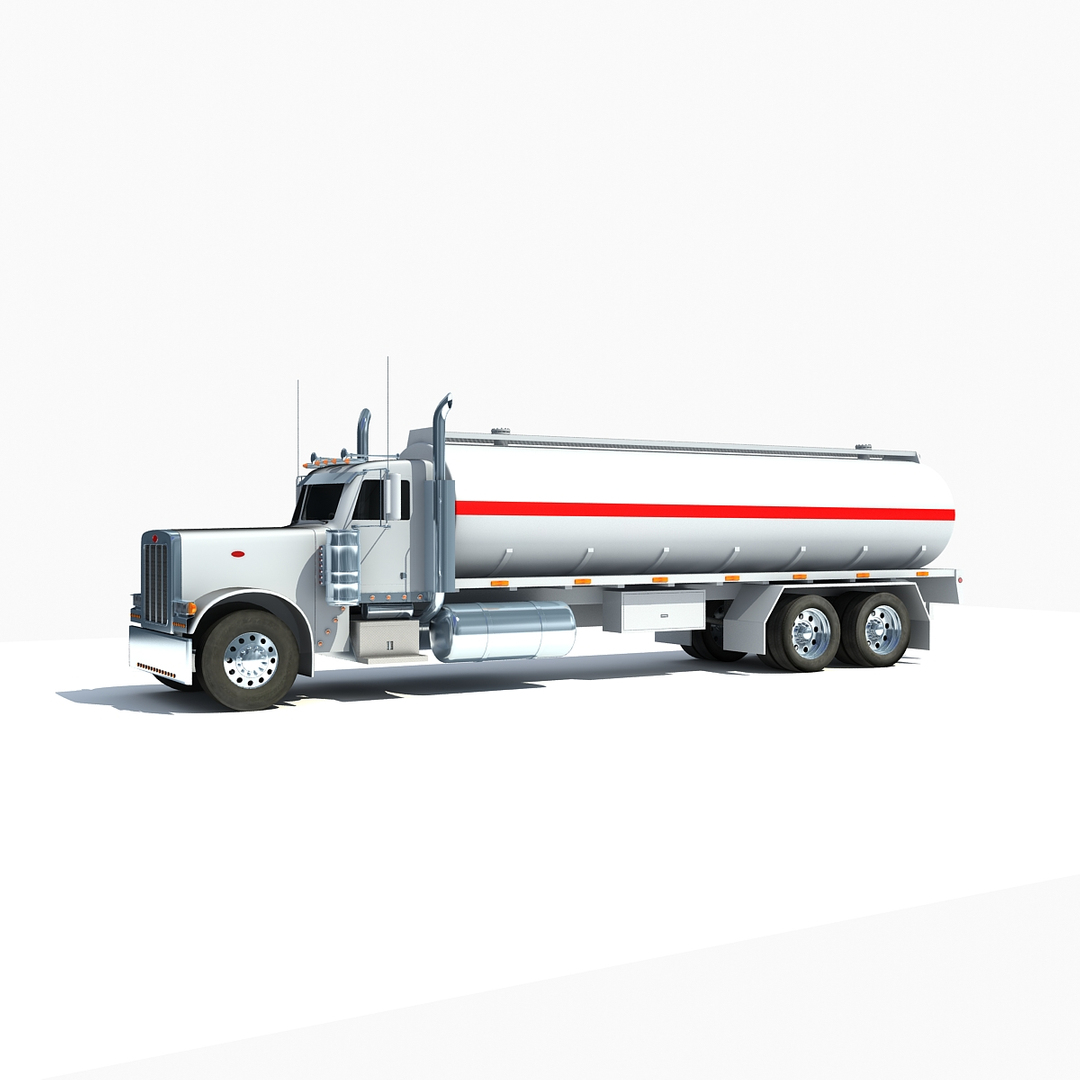 3d Tanker Truck Model
