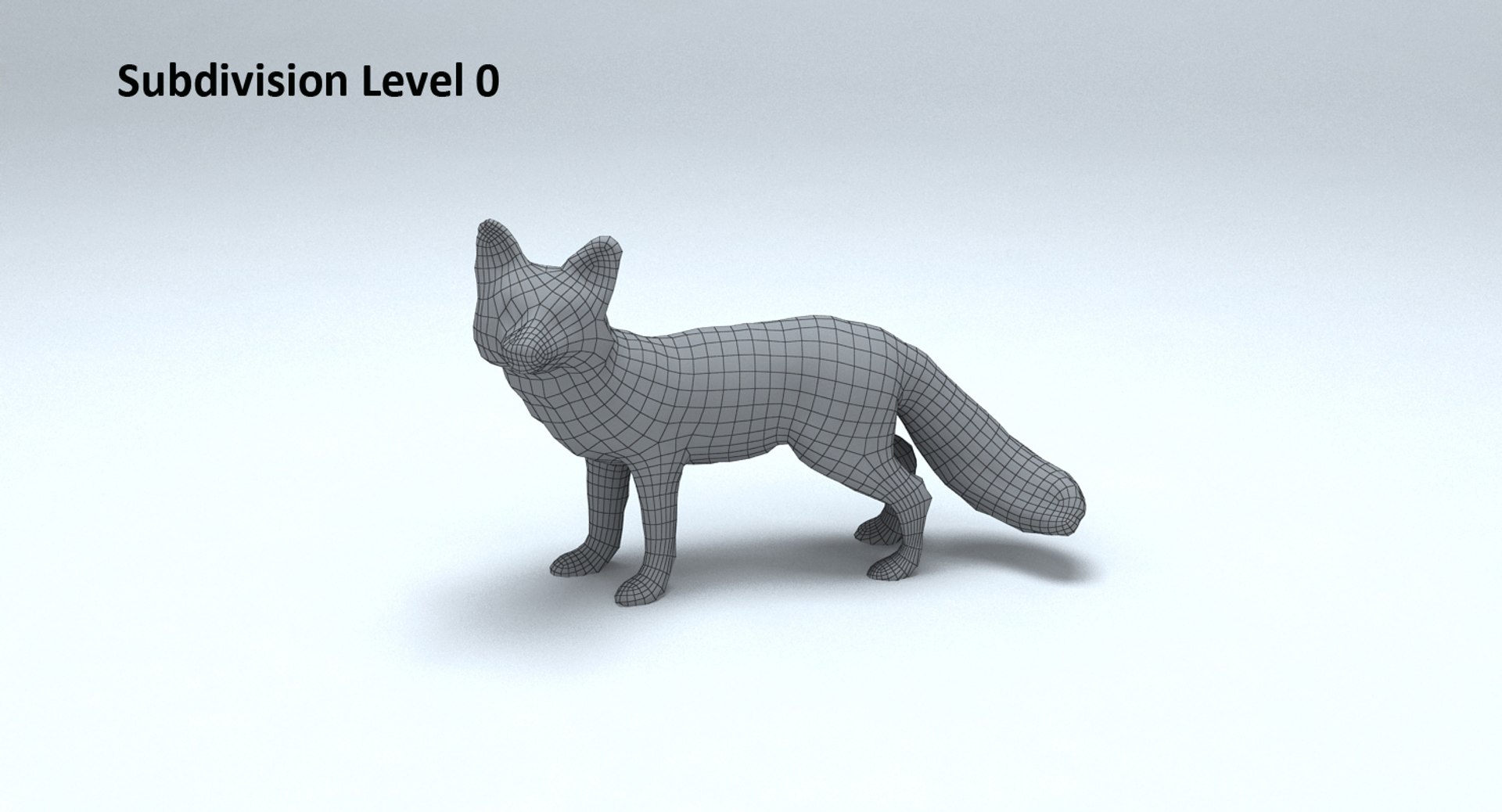 3d Fox Model