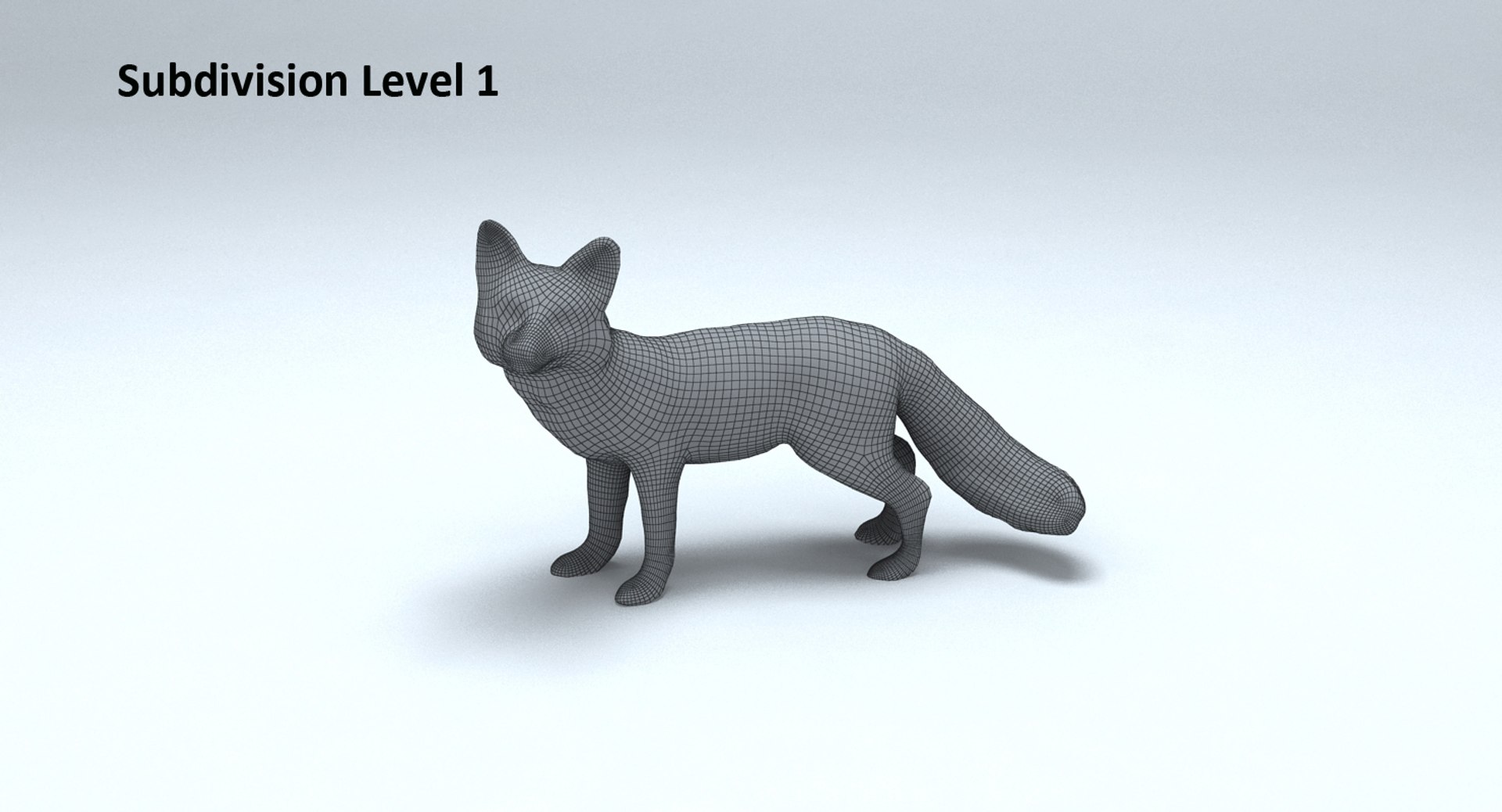 3d Fox Model