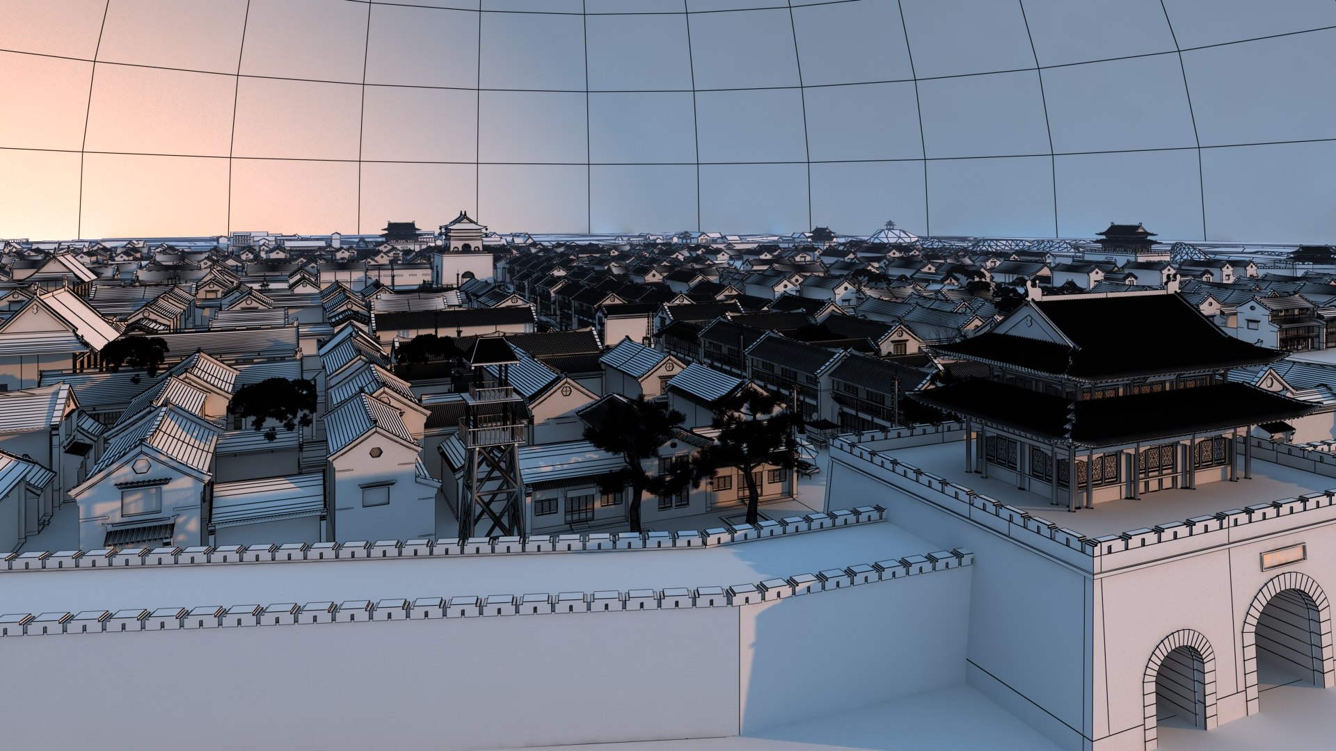 Chinese Ancient Buildings 05 3D Model - TurboSquid 1765915