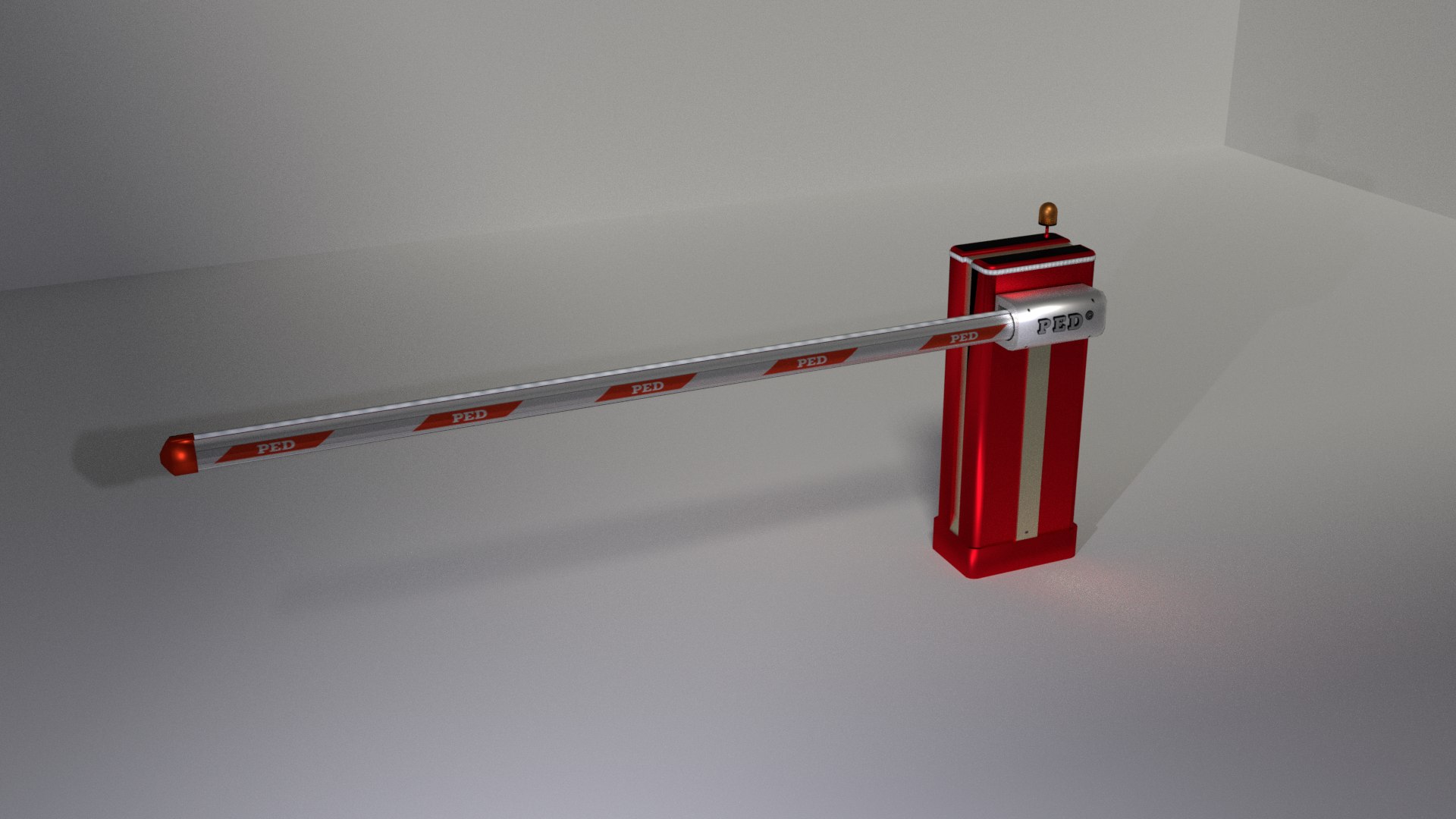 Boom Barrier 3D - TurboSquid 1368545