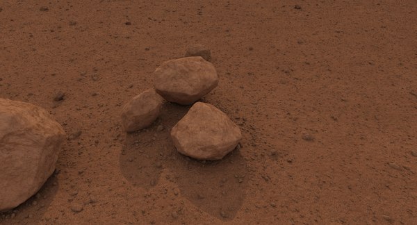 mars surface 3d max