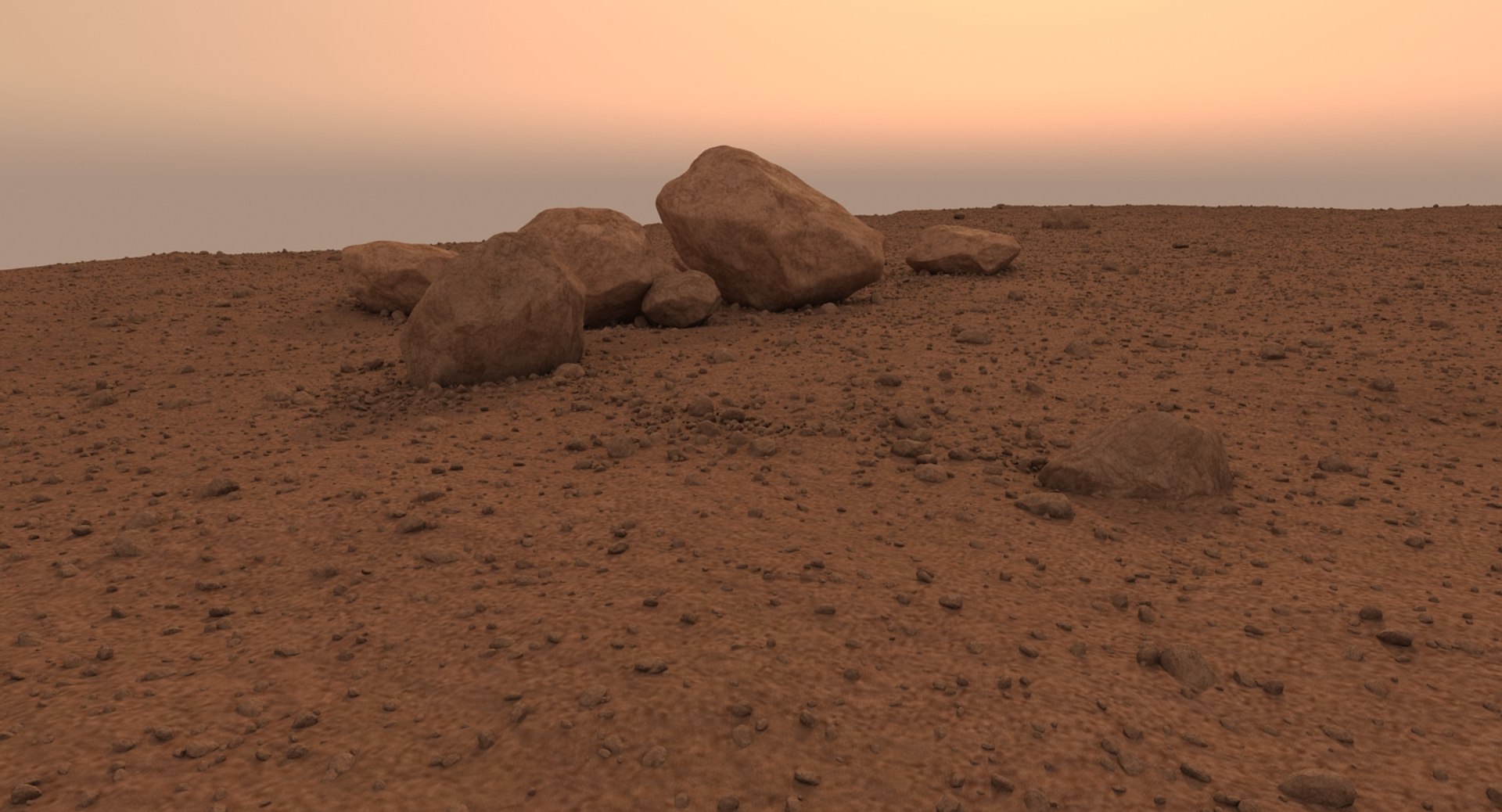 Mars Surface 3d Max