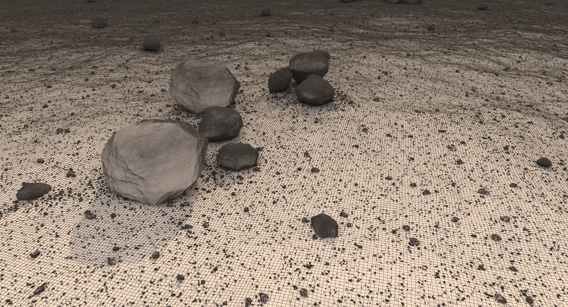 Mars Surface 3d Max