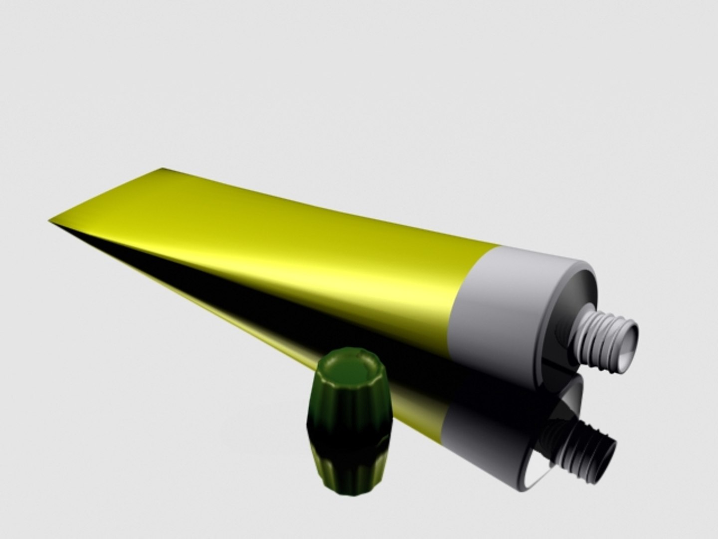 3d toothpaste tube model