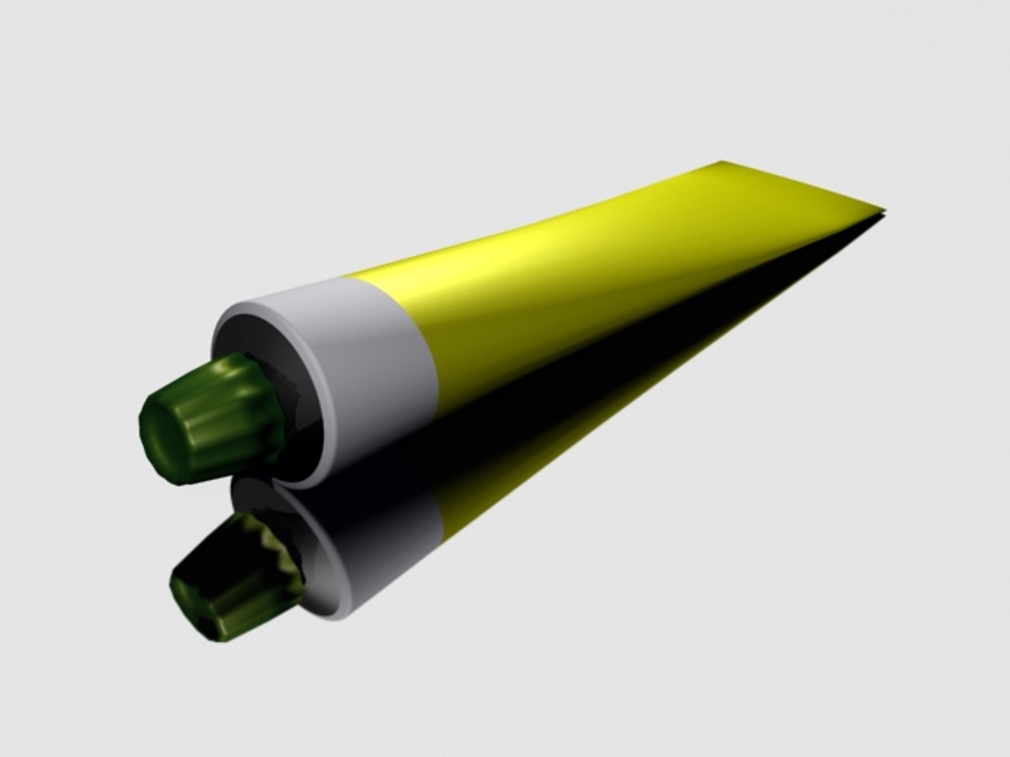 3d toothpaste tube model