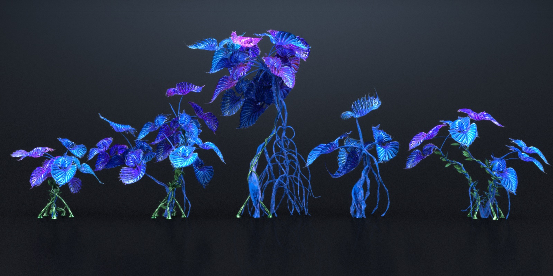 3D Alien Plants Animated Pack 5 - TurboSquid 2176048