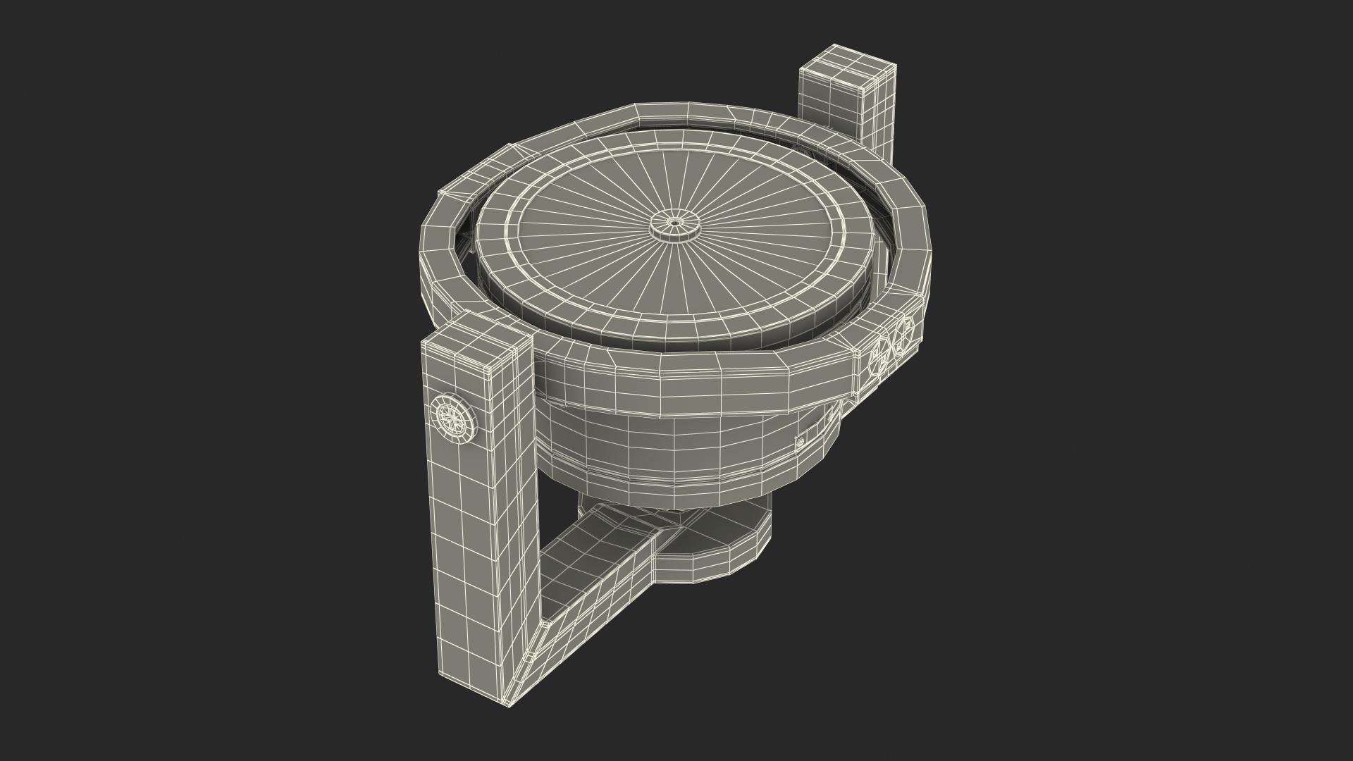 3D Model Old Ship Compass Red - TurboSquid 1992426