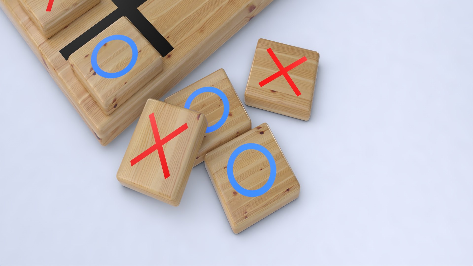 3D Model Tic Tac Toe - TurboSquid 1948874