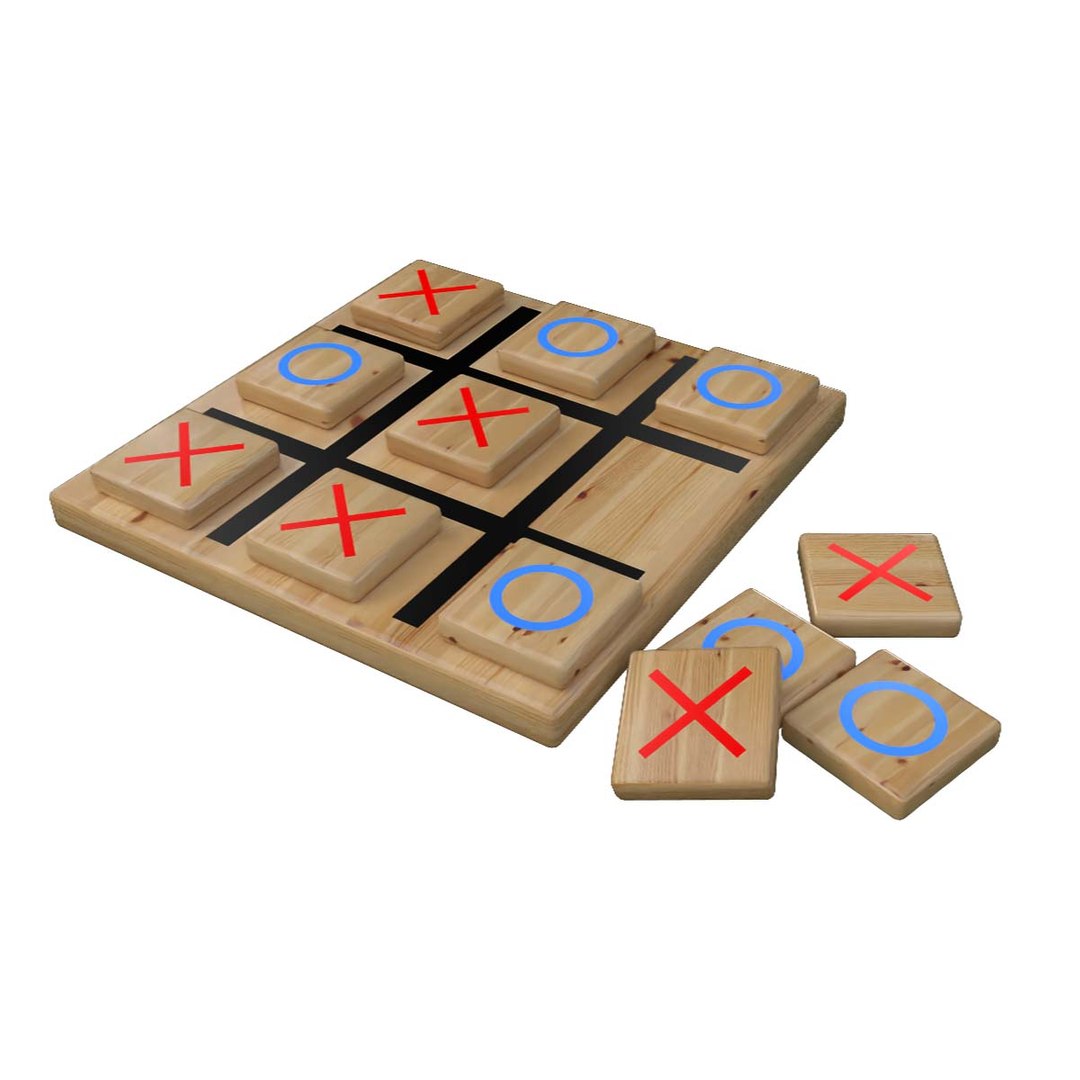 3D Model Tic Tac Toe - TurboSquid 1948874