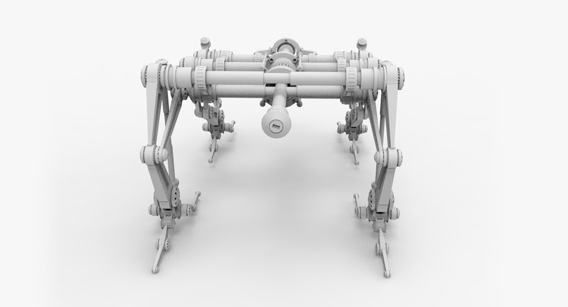 structural frame mech industrial 3ds