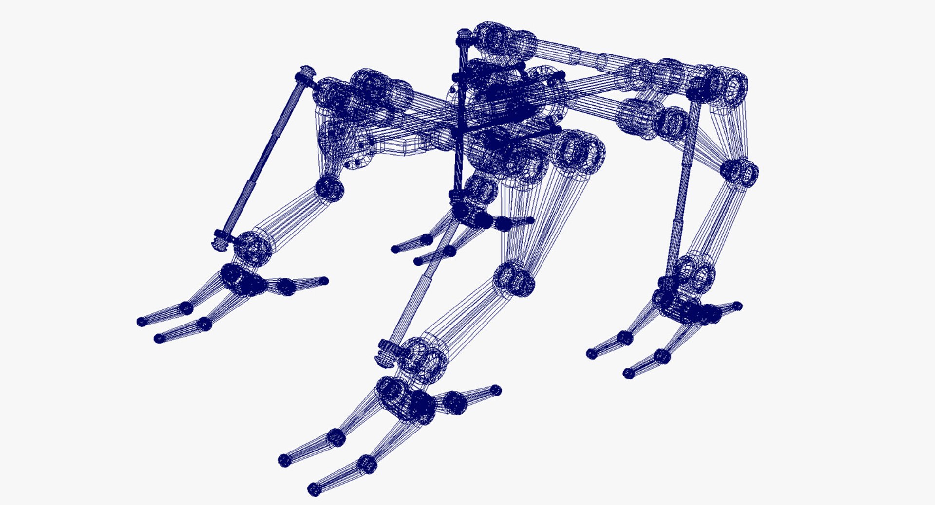 structural frame mech industrial 3ds