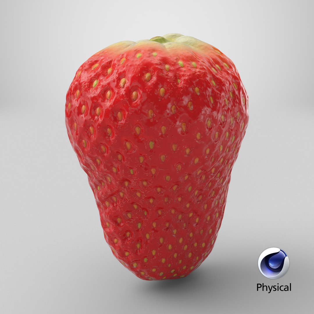 Strawberry Without Stem 02 Model - TurboSquid 2507994