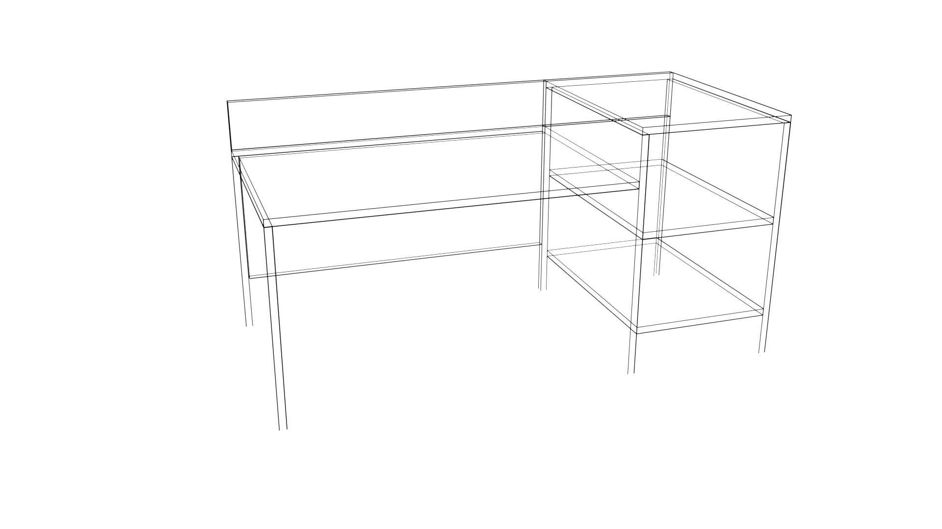 Basic Table 3D Model - TurboSquid 1510745