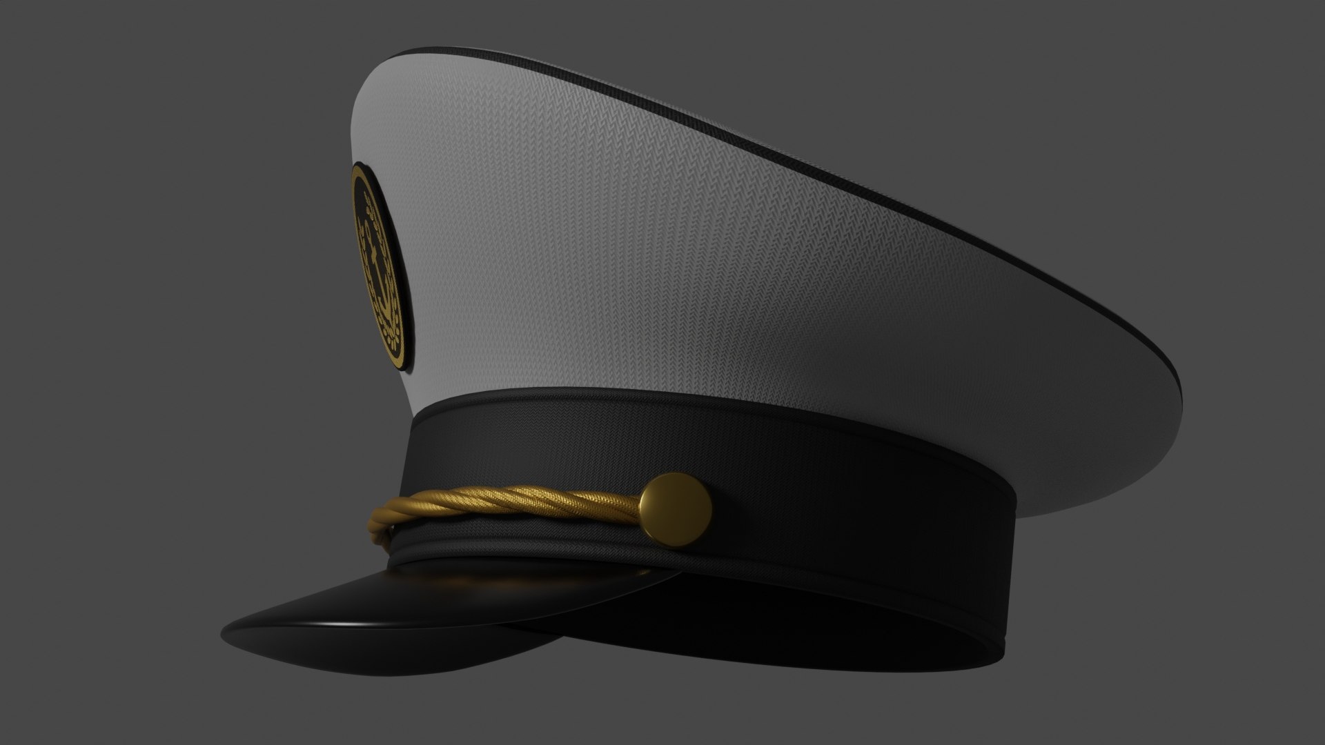 3D Captain Hat 01 Model - TurboSquid 1942674