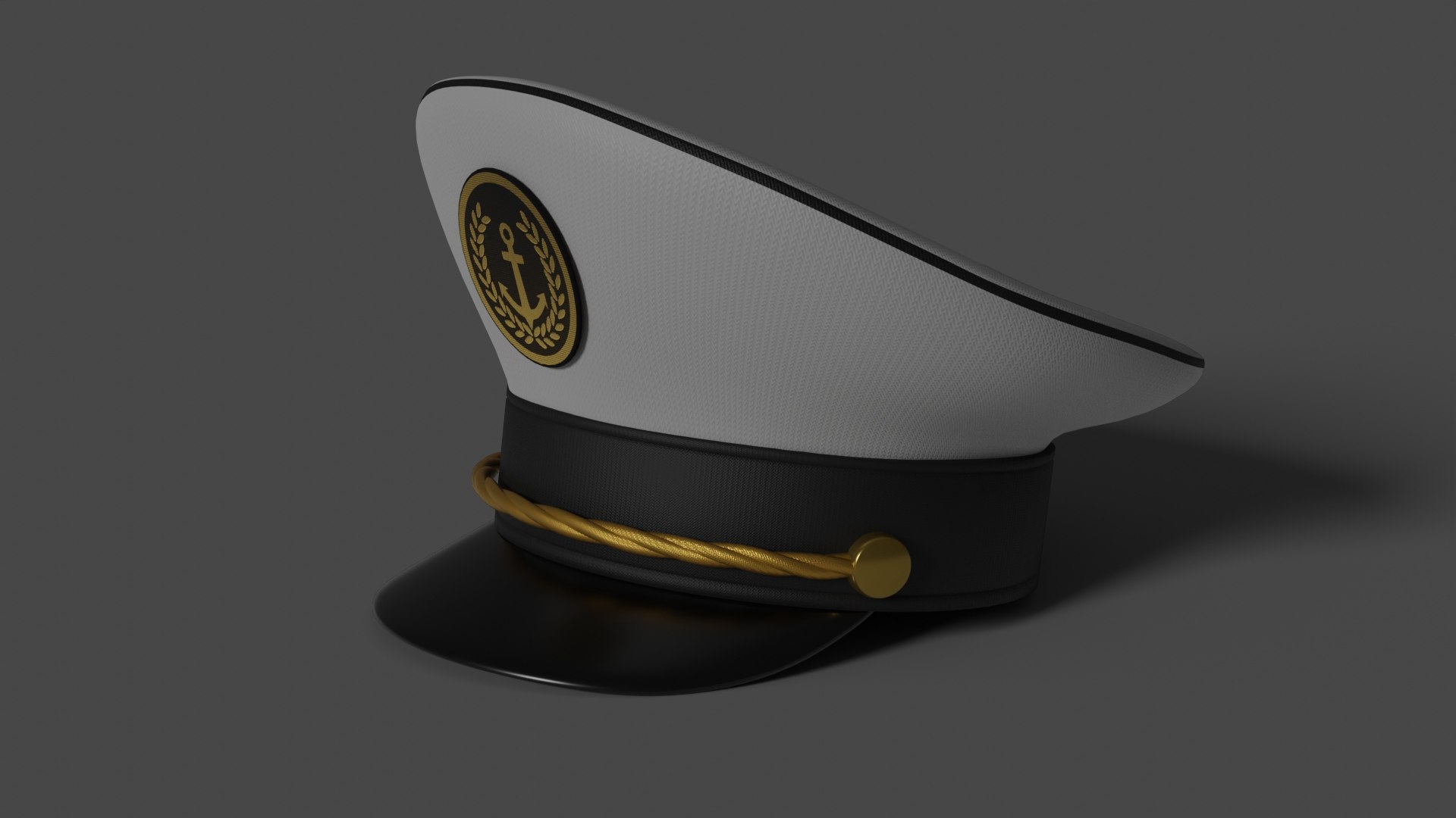 3D Captain Hat 01 Model - TurboSquid 1942674
