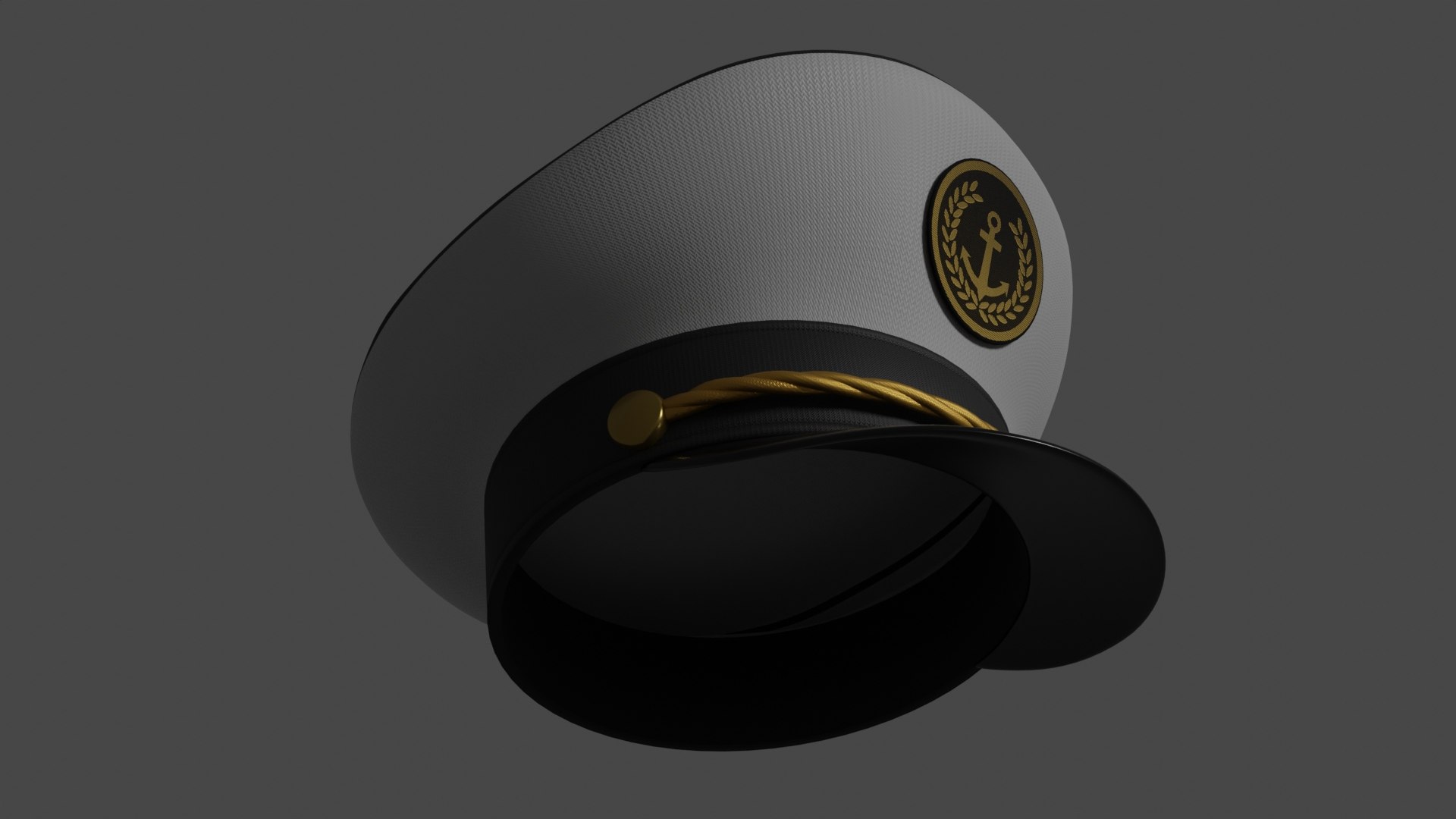 3D Captain Hat 01 Model - TurboSquid 1942674