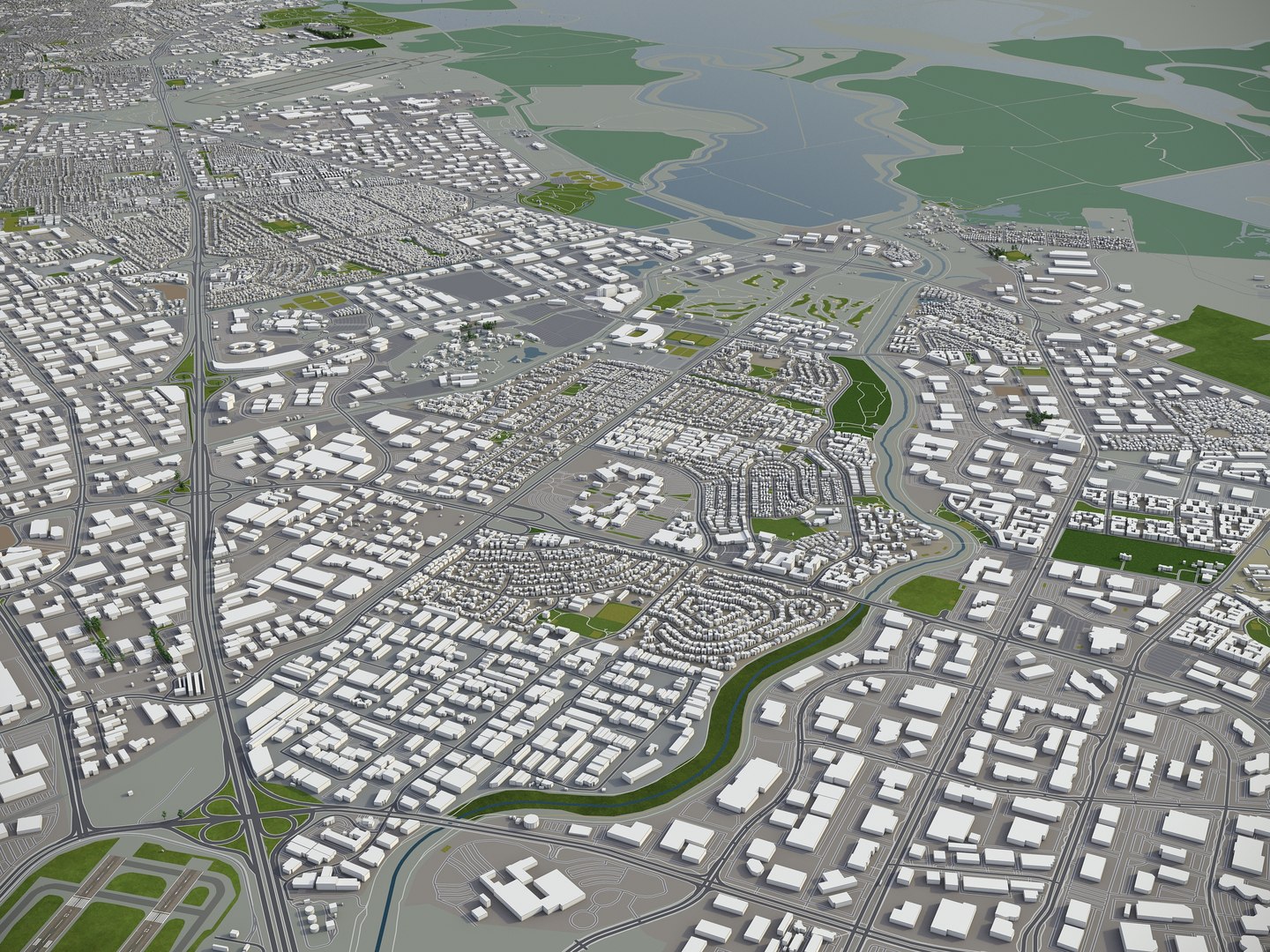 san francisco bay area 3D model https://p.turbosquid.com/ts-thumb/bR ...
