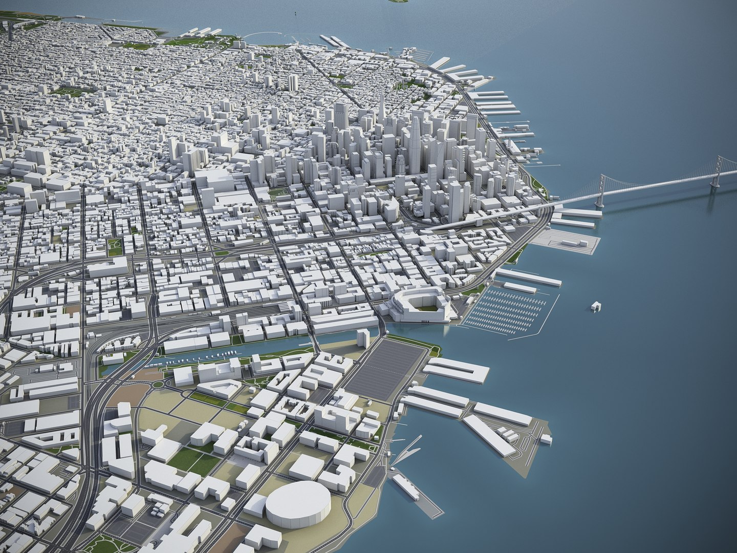 san francisco bay area 3D model https://p.turbosquid.com/ts-thumb/bR ...