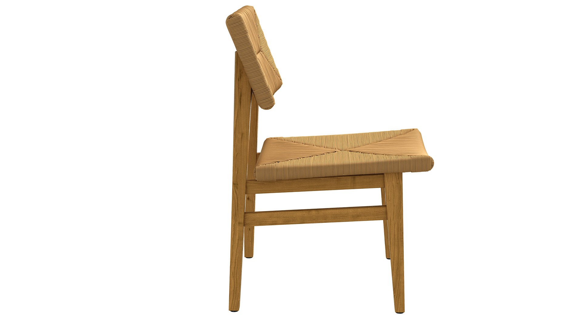 3D Almeco RIERA WOOD DINING CHAIR - TurboSquid 2297008