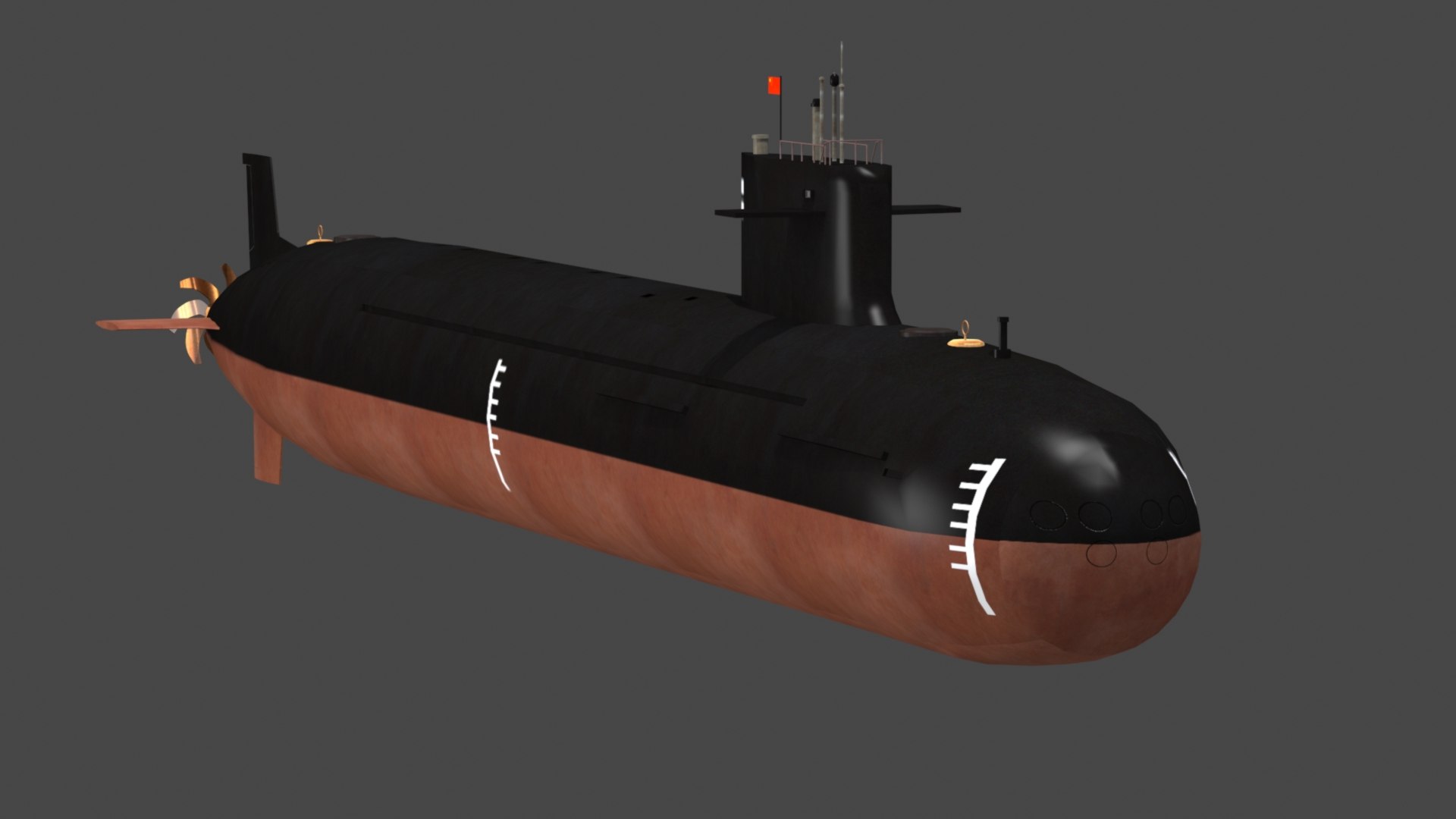 Chinese 091 092 093 094 Nuclear Submarine Collection 3D - TurboSquid ...