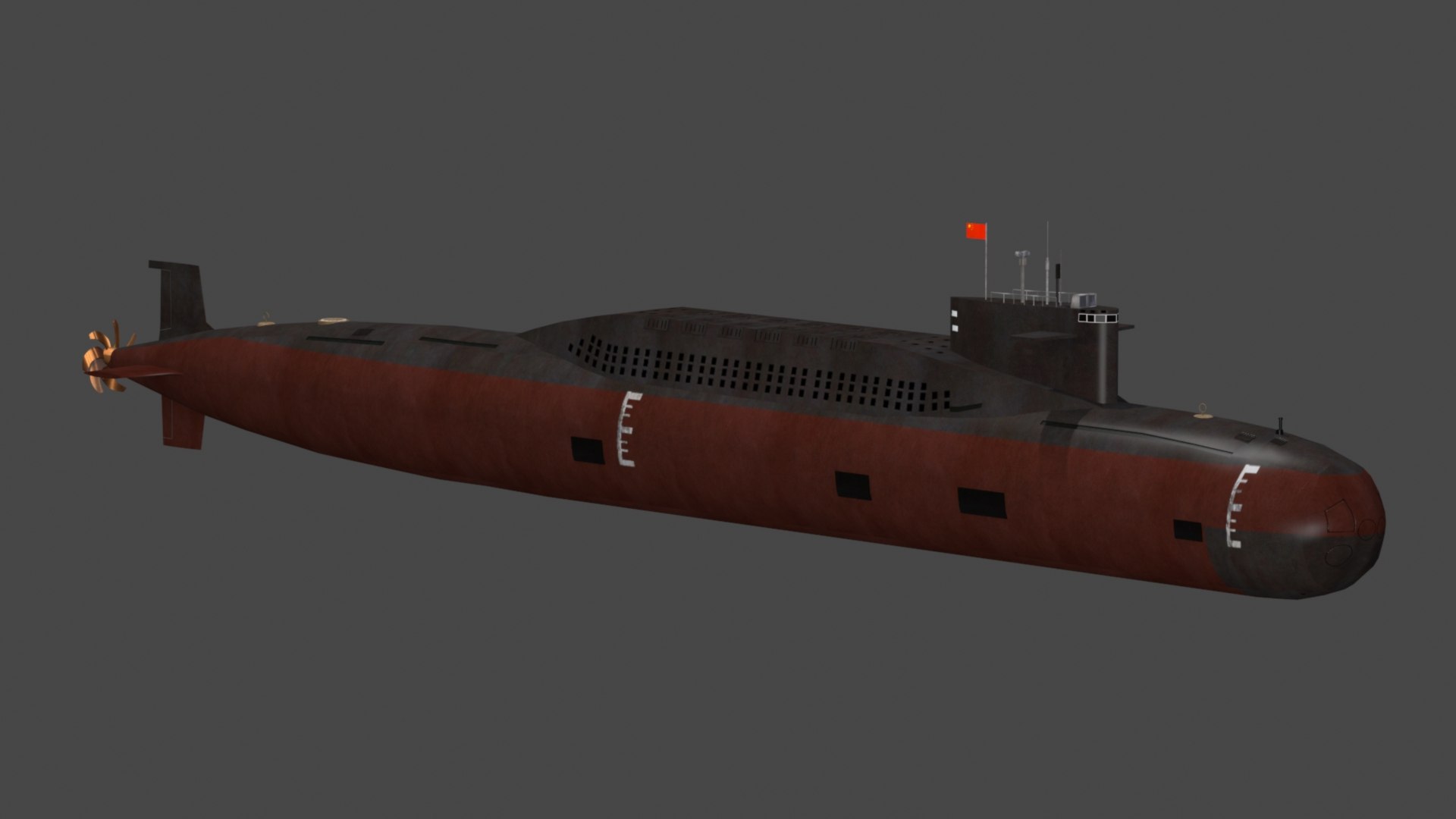 Chinese 091 092 093 094 Nuclear Submarine Collection 3D - TurboSquid ...