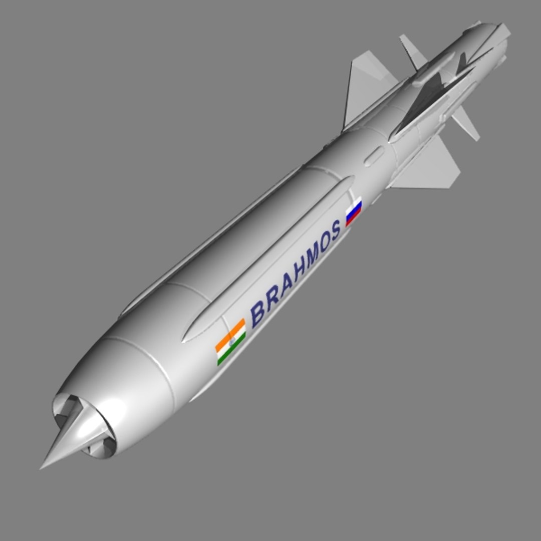 India Drdo Brahmos 3d 3ds
