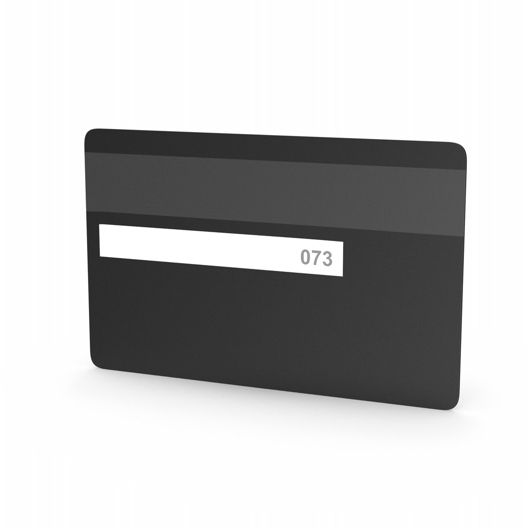 3D Bank Card - TurboSquid 2329829