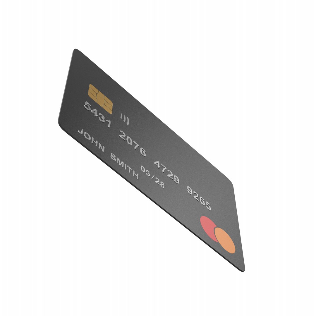 3D Bank Card - TurboSquid 2329829