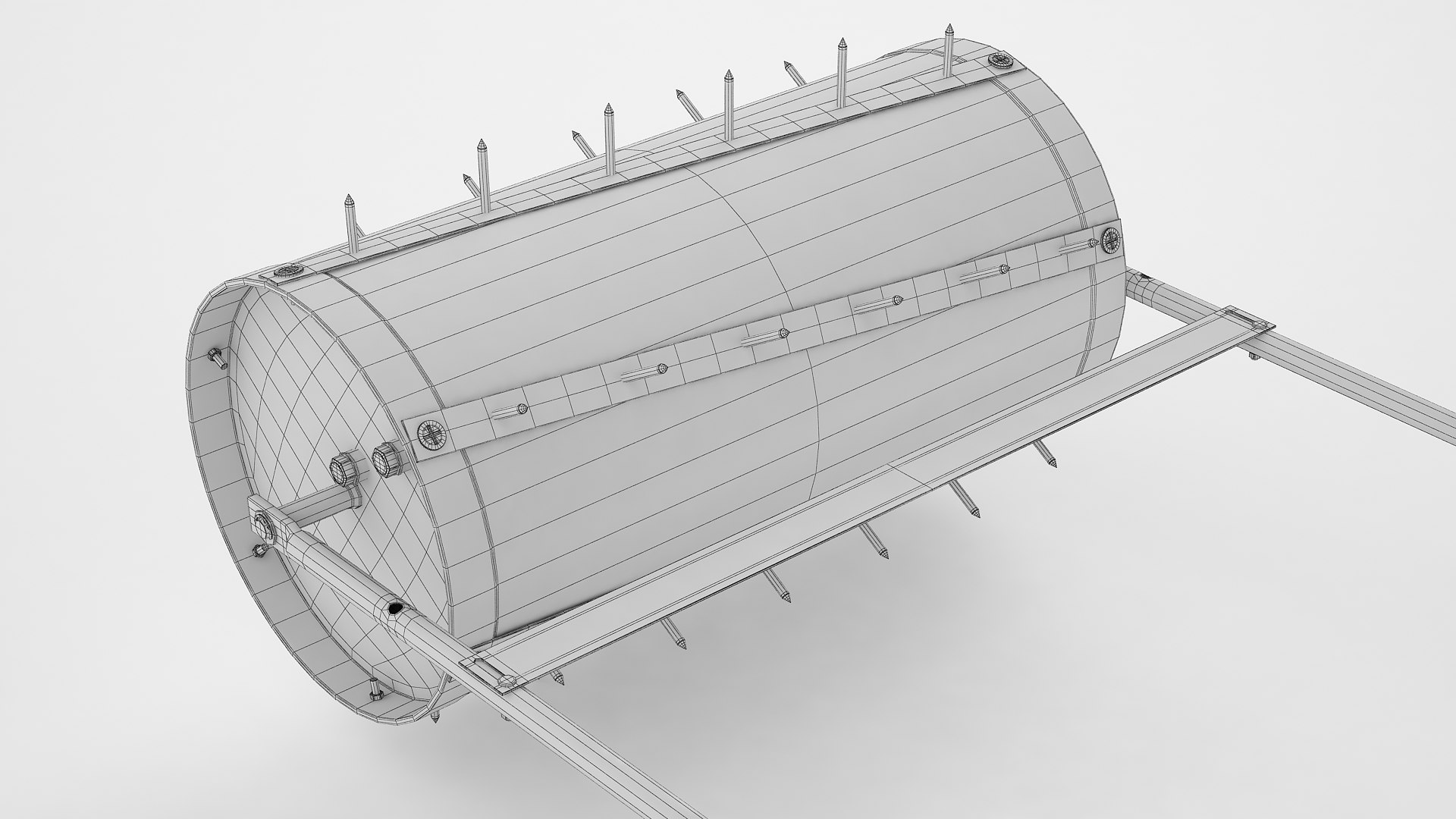 3D Lawn Spike Roller 06 - TurboSquid 1722644