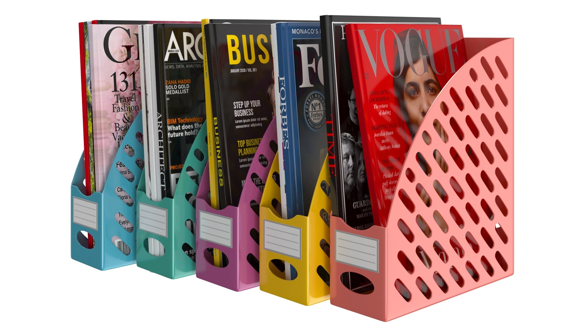 3D Detailed Magazine Holder - TurboSquid 2132151