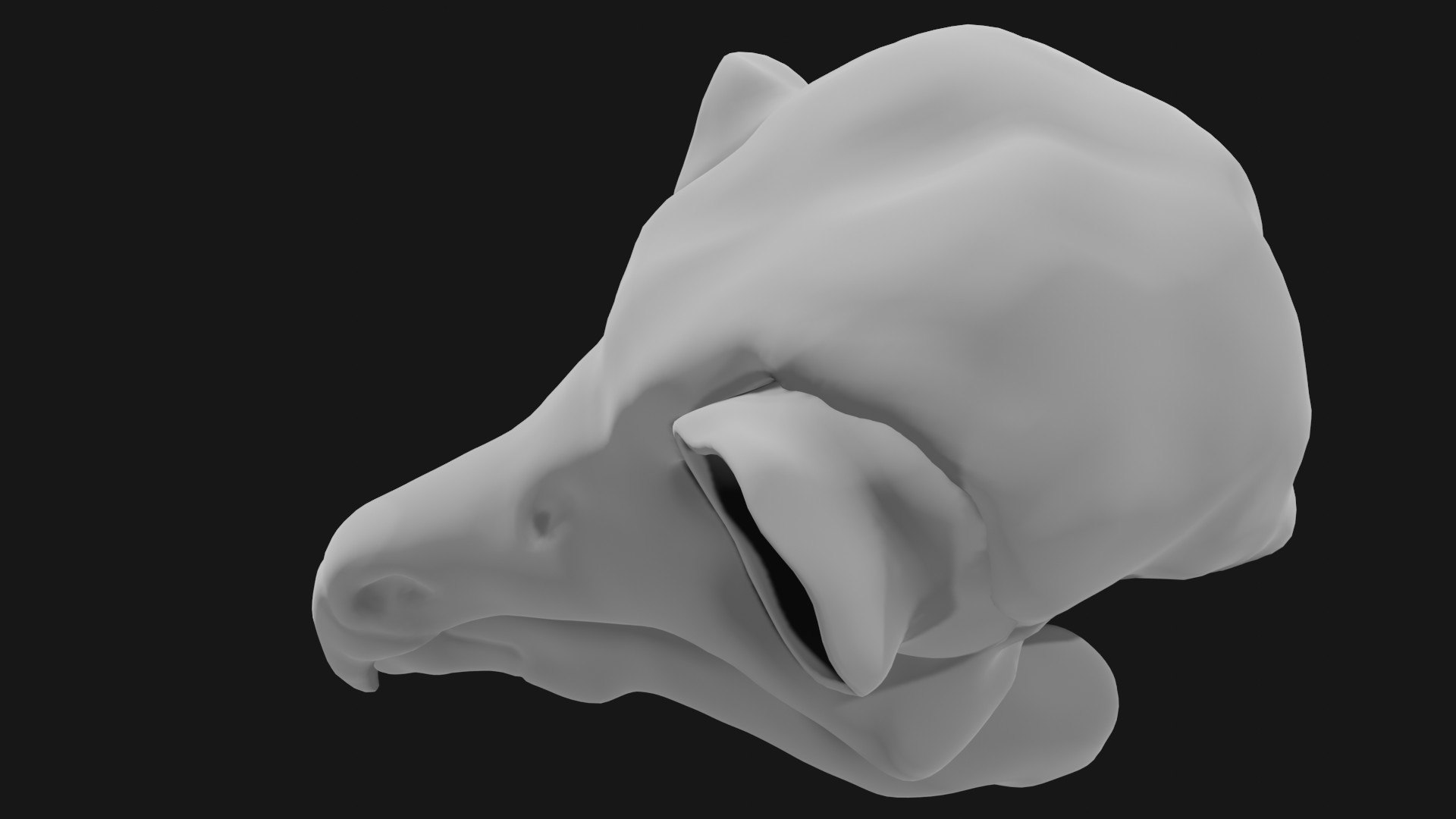 3D Owl Skull - TurboSquid 1964807