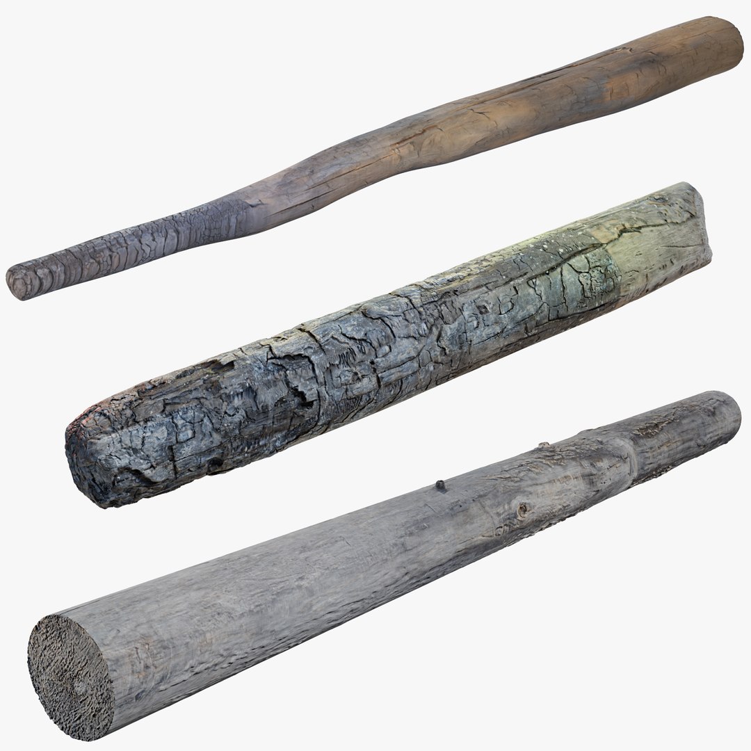 Bonfire Sticks 3D model - TurboSquid 1791525