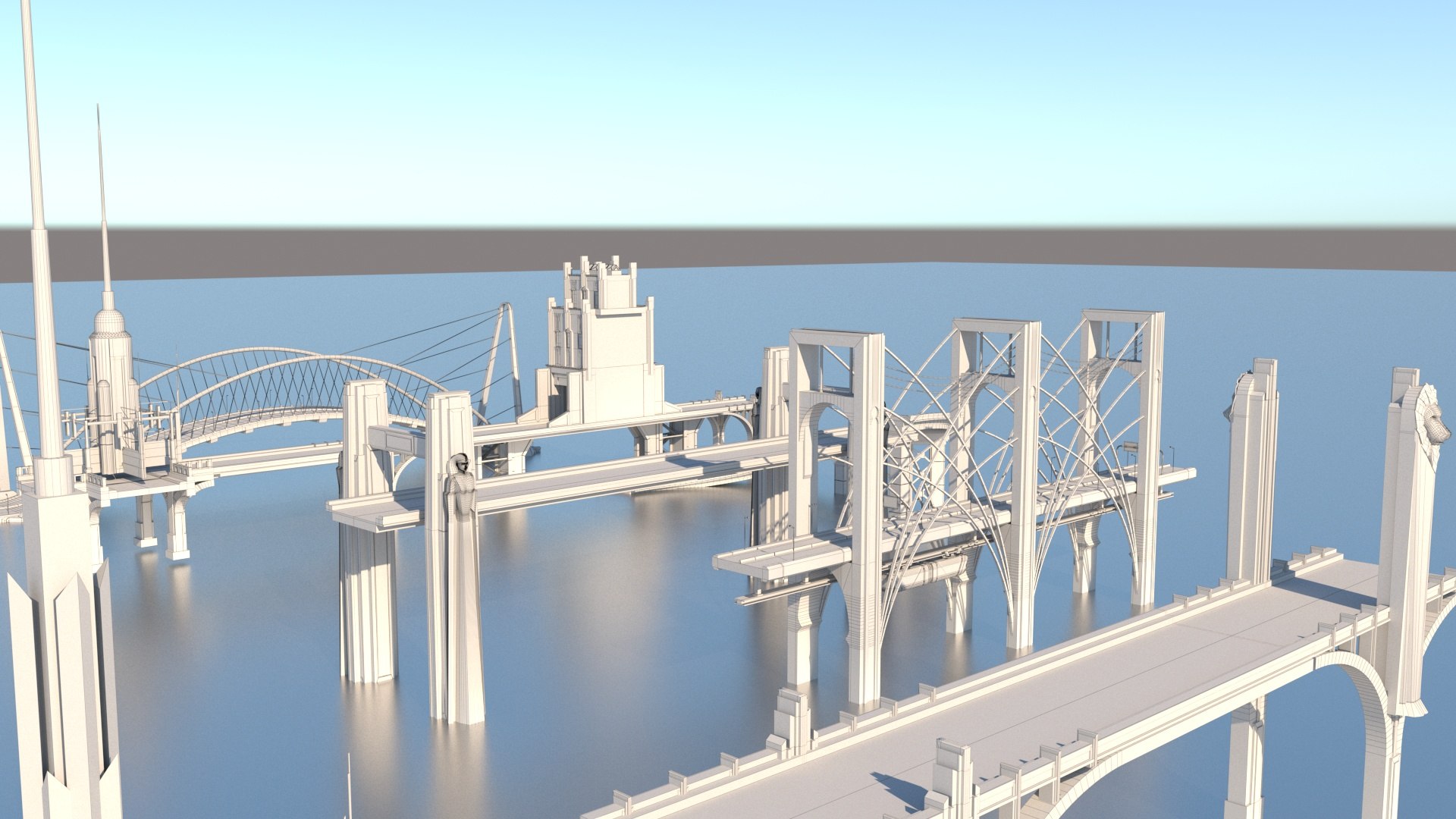 3D Bridge Design Vol 2 - TurboSquid 1756868