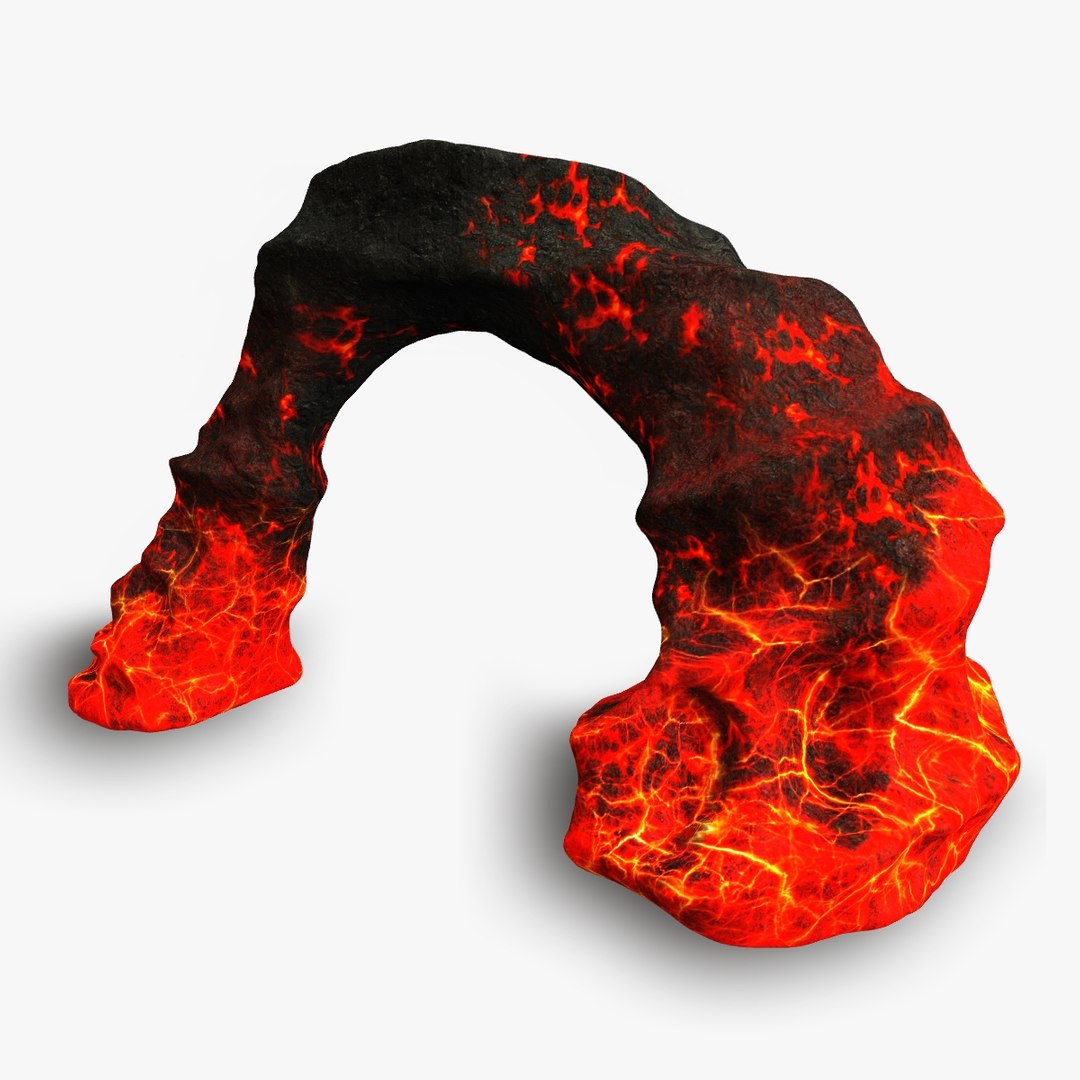 3D Small Arch - Lava Model - TurboSquid 1988410