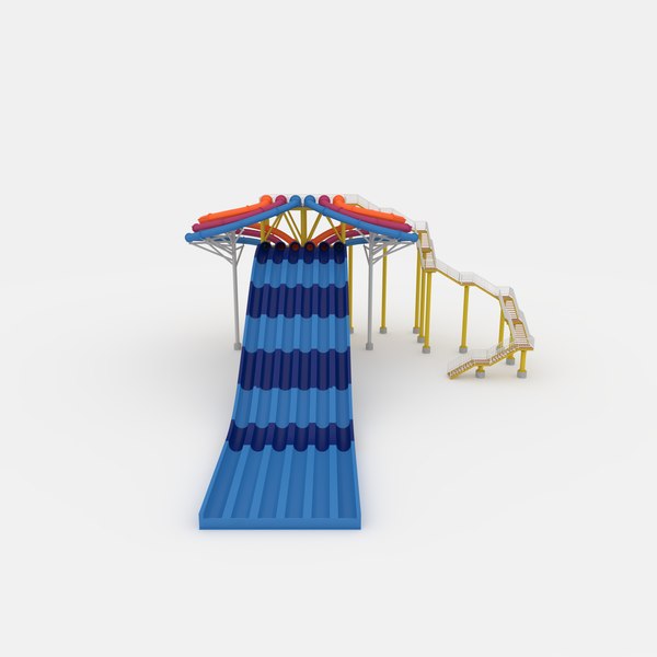 modelo 3d Tobogán del parque acuático 6 - TurboSquid 2147365