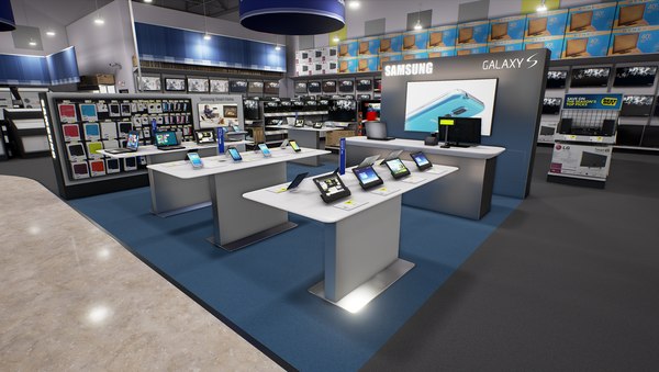 Real-time best buy scene model - TurboSquid 1398721