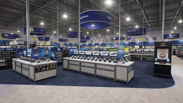 Real-time best buy scene model - TurboSquid 1398721