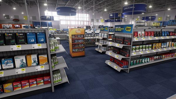 Real-time best buy scene model - TurboSquid 1398721