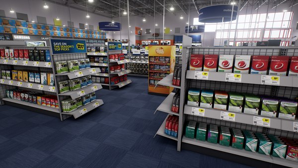Real-time best buy scene model - TurboSquid 1398721