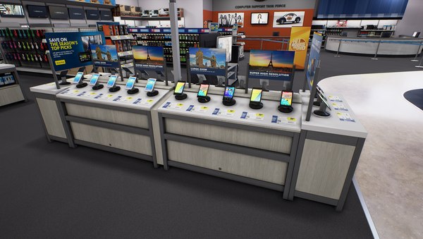 Real-time best buy scene model - TurboSquid 1398721