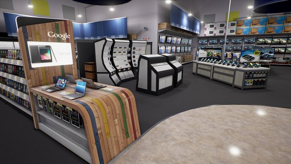Real-time best buy scene model - TurboSquid 1398721