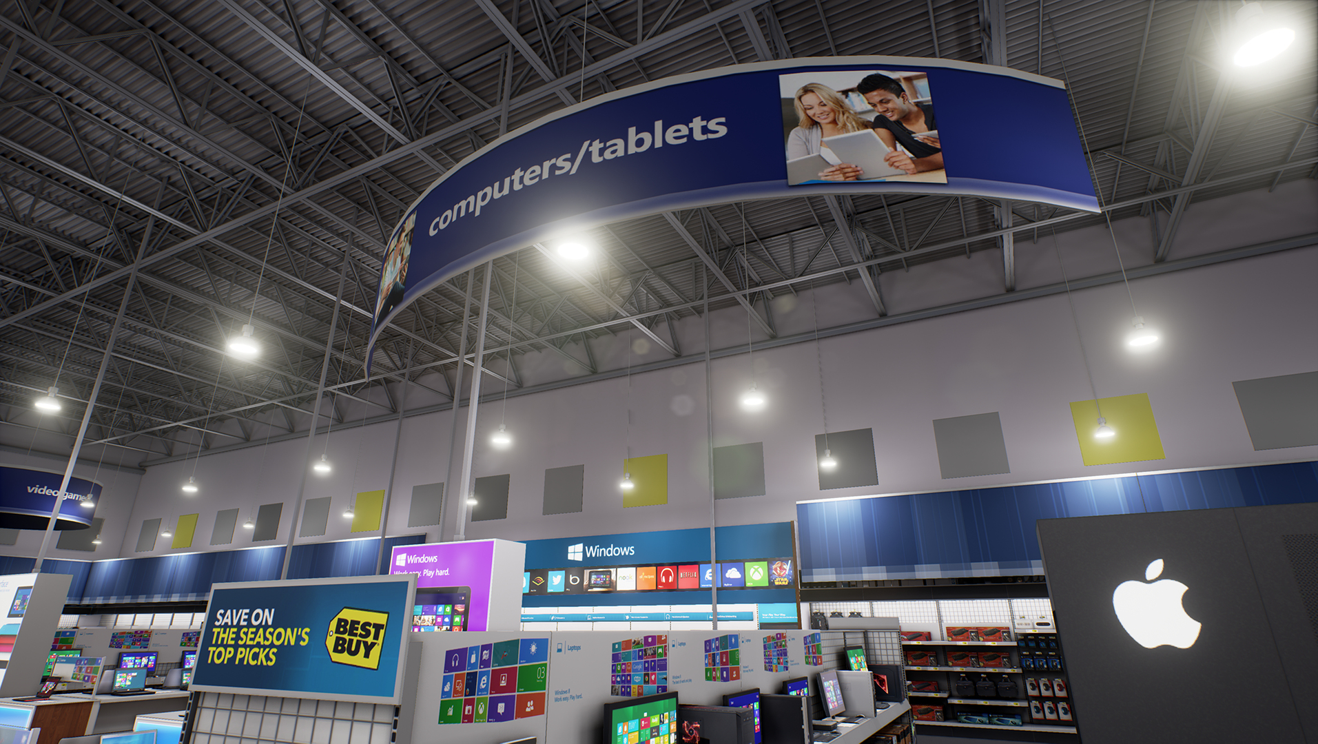 Real-time best buy scene model - TurboSquid 1398721