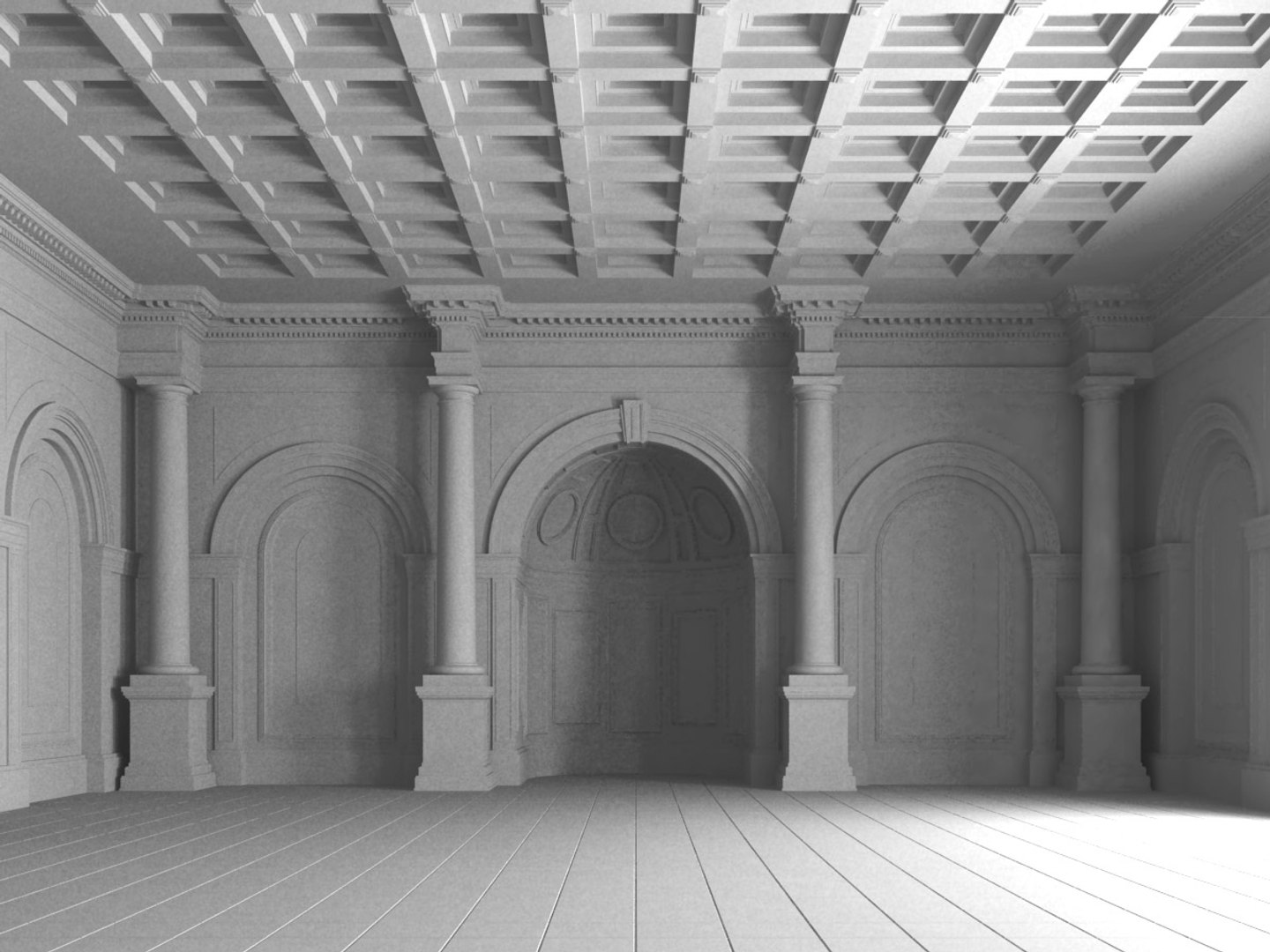 Hall D Model - TurboSquid 1303292