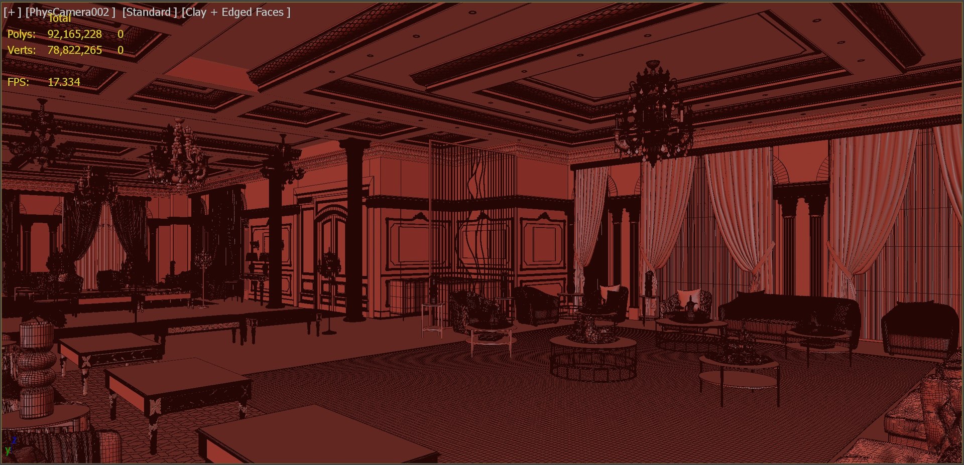 Luxury Vip Lounge Interior 3D Model - TurboSquid 2354799