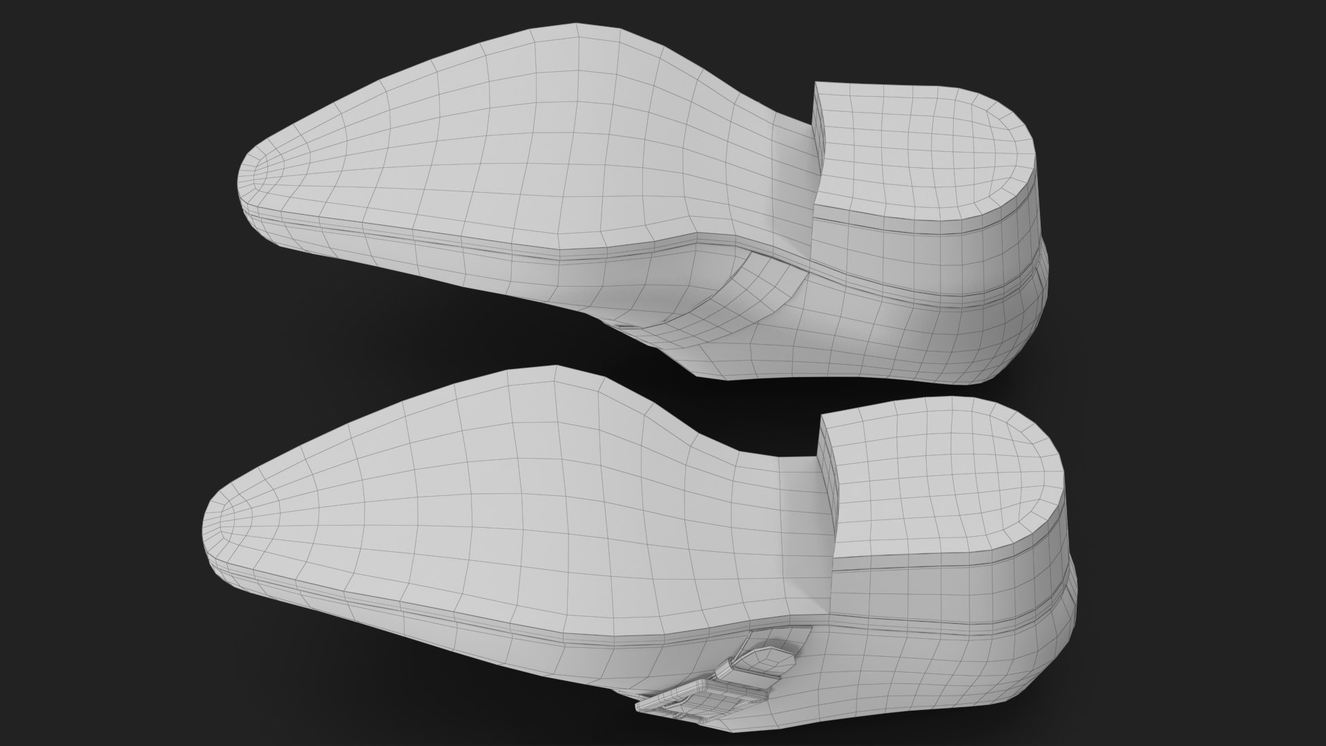 Shoes with Buckle 3 3D - TurboSquid 1856138