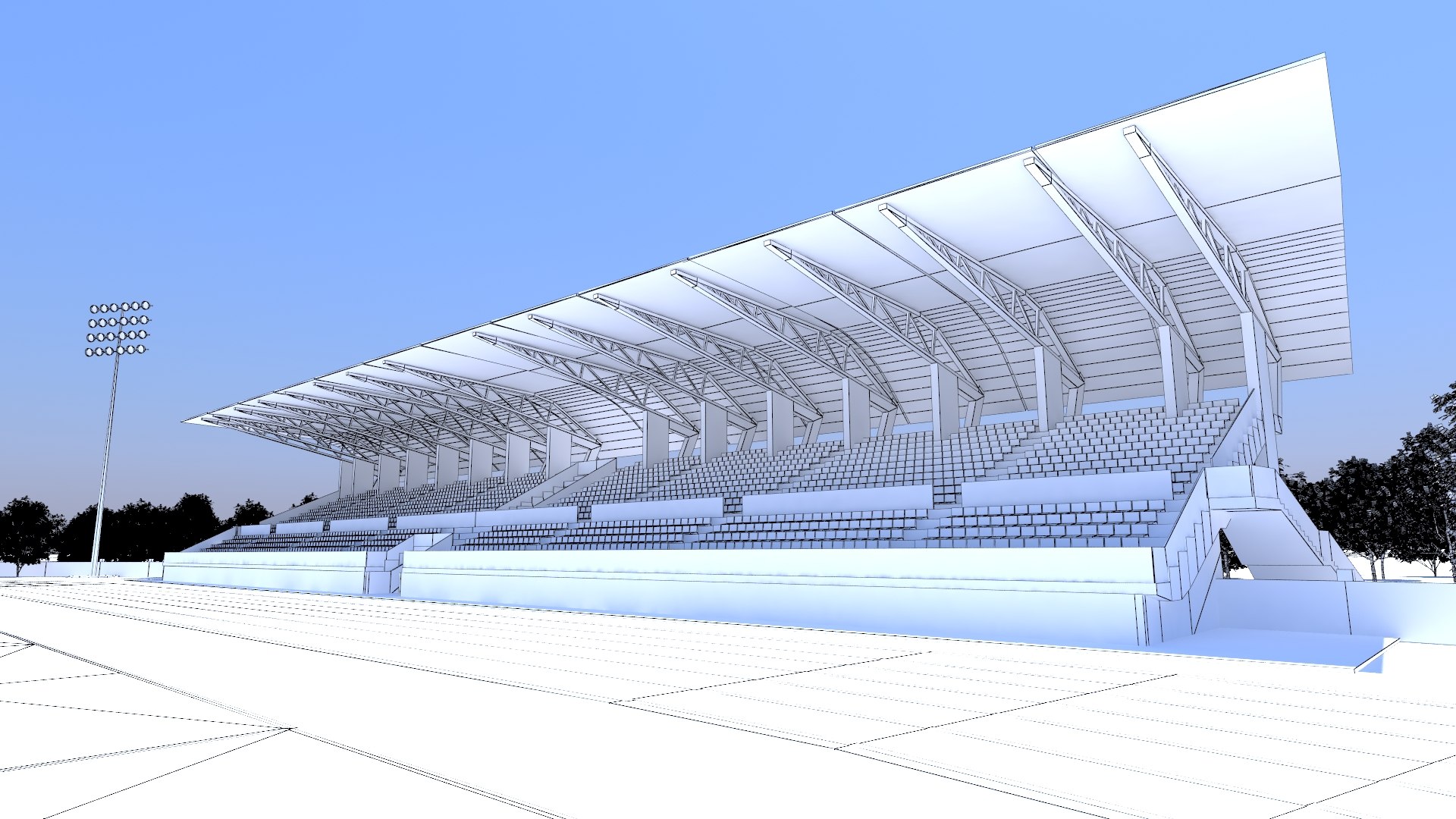 3D Stadium Model - TurboSquid 2112290