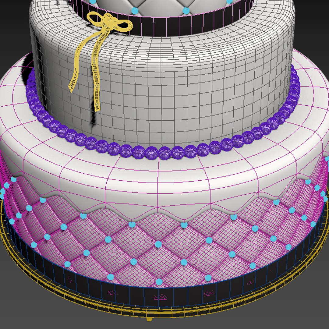 3D Wedding Cake Model - TurboSquid 1328952