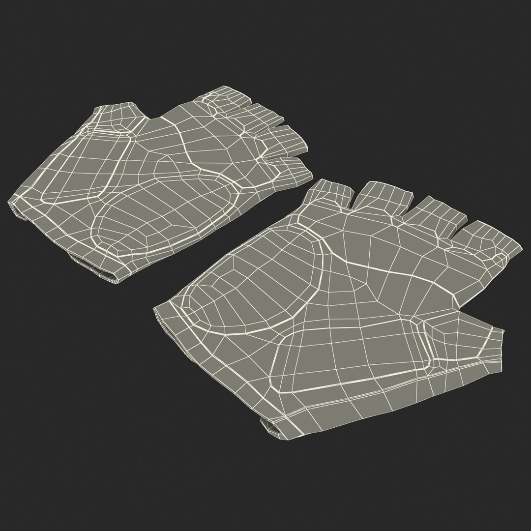 cycle gloves 3d model