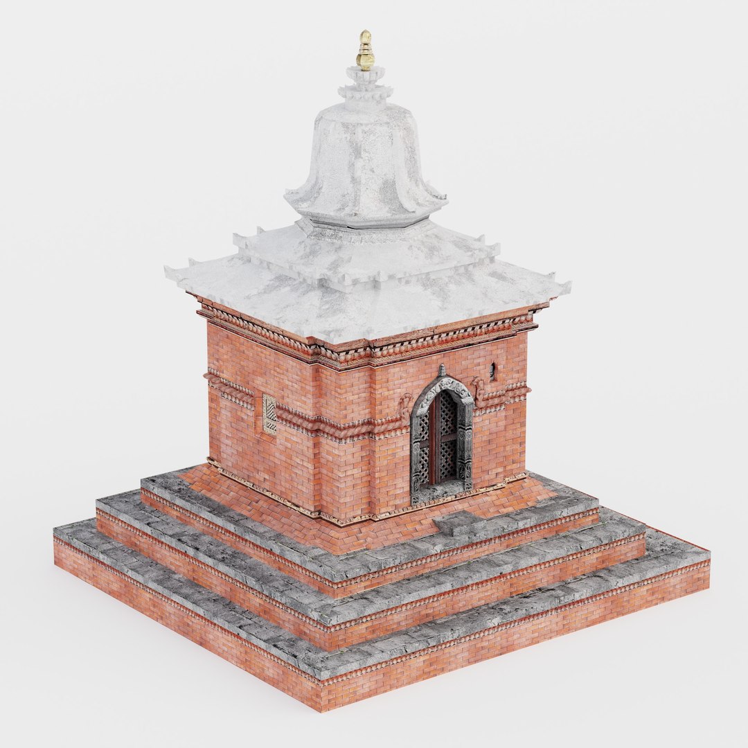 Hindu Temple Model - TurboSquid 2164675